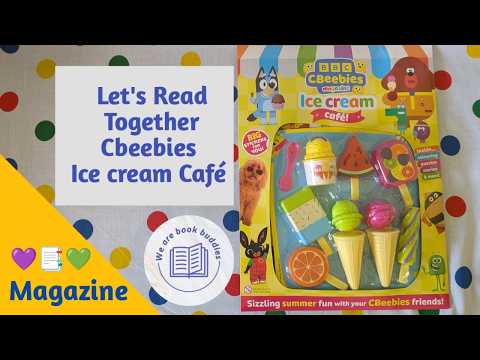 Let's read together a CBeebies magazine. Ice Cream Café. 🍦🍧🍨