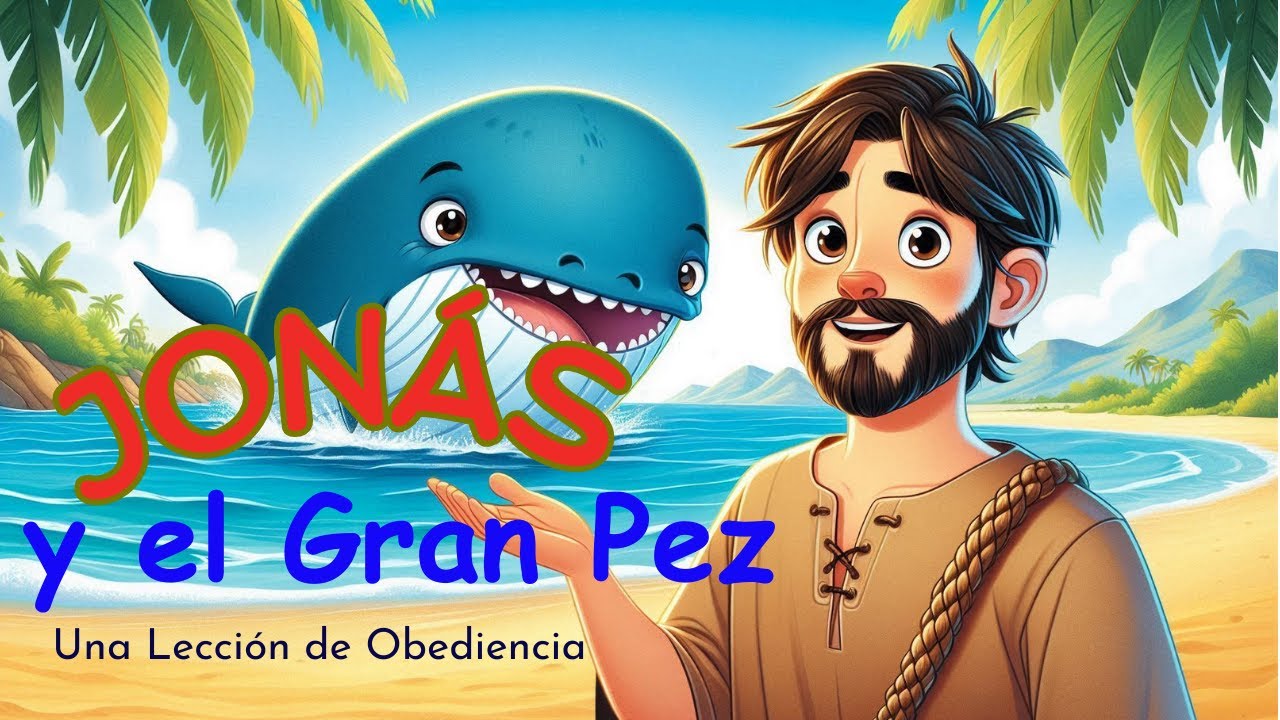 Jonás y el gran pez: cuento infantil cristiano sobre la obediencia ...