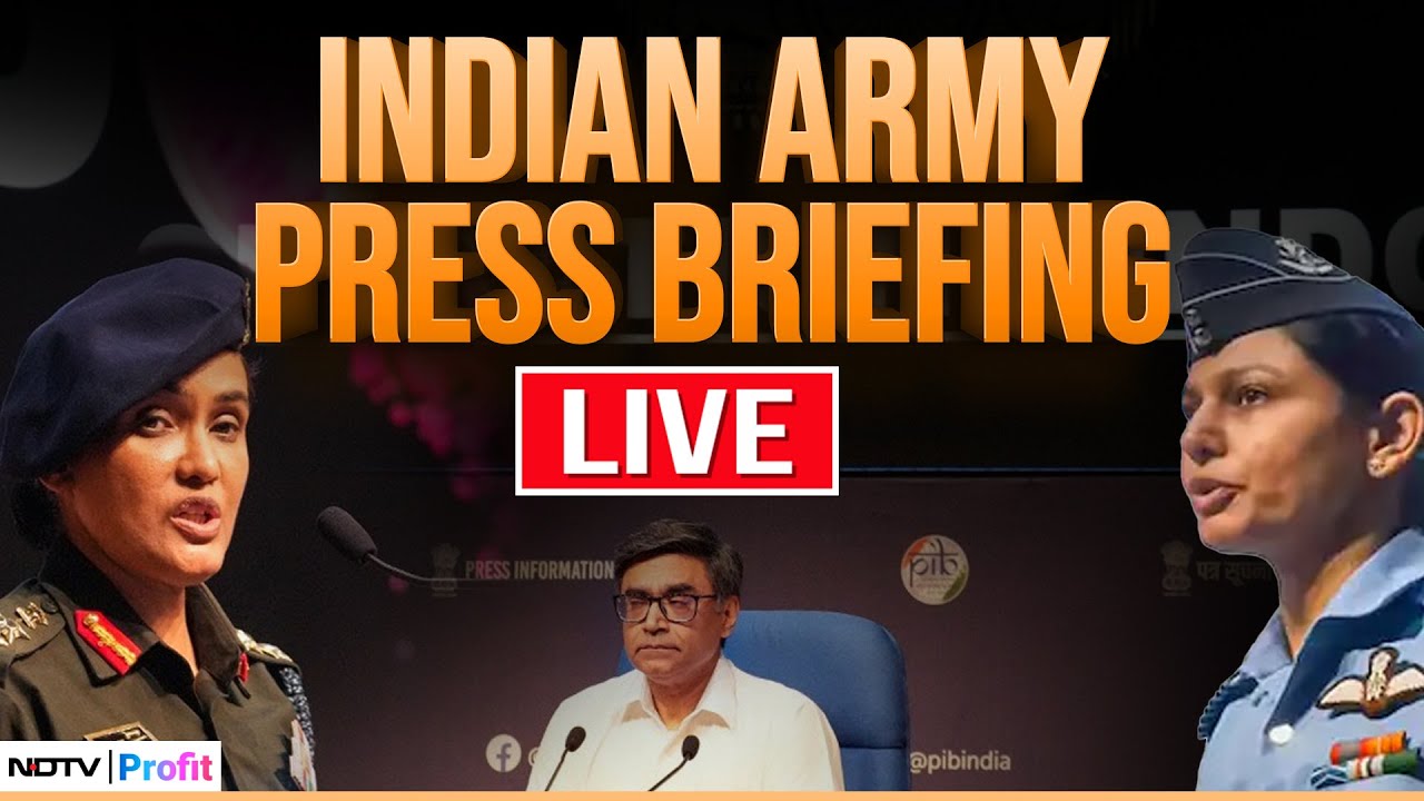 Watch Live: Indian Government Press Conference On Operation Sindoor ...
