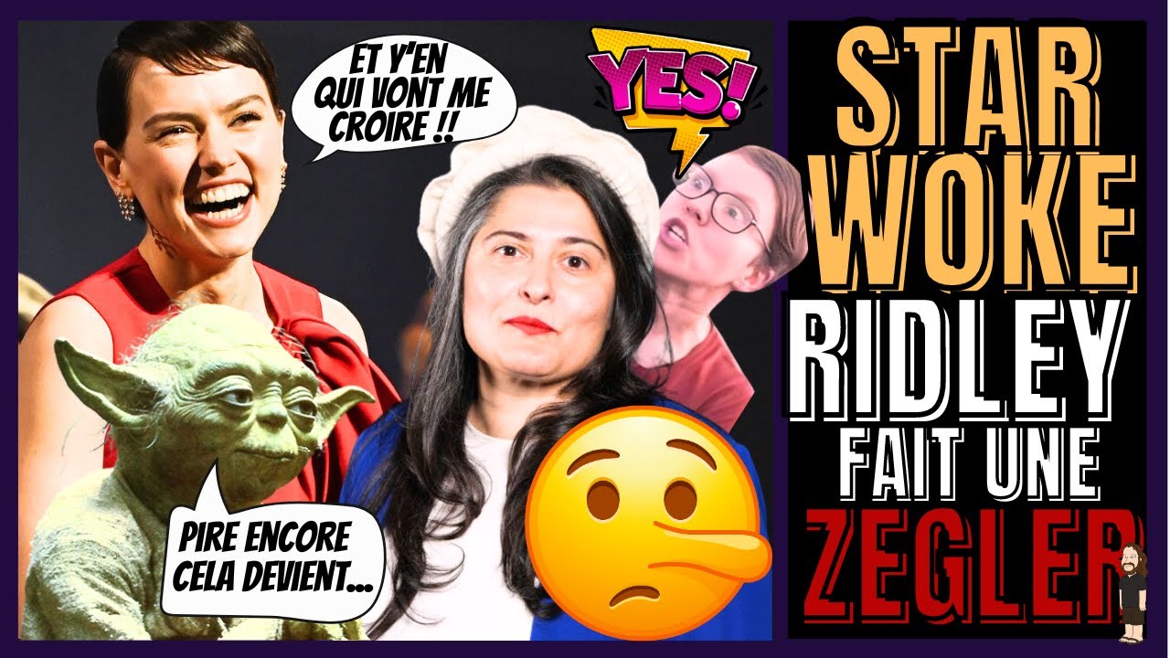 STAR WARS/STAR WOKE,LUCASFILM DISNEY(USA):DAISY RIDLEY FAIT UNE ZEGLER ...