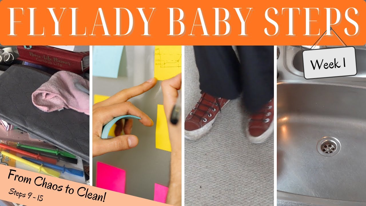 Lets do the Fly Lady Baby Step Routine! FlyLady Starter Guide | Flylady ...