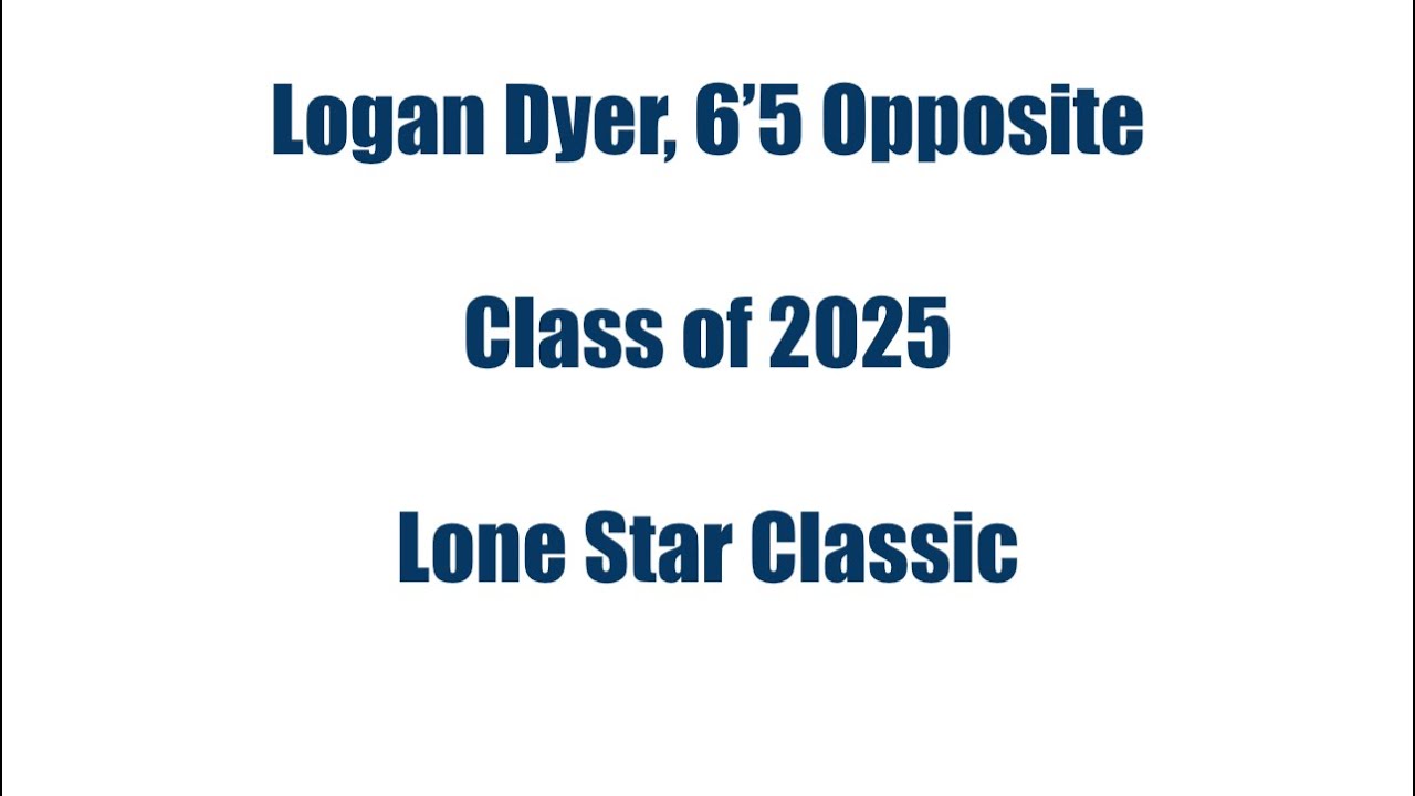 Logan Dyer, Lone Star Classic - YouTube
