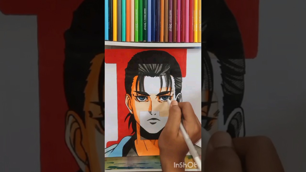 Drawing Eren For Letter E#anime #viral#shorts#eren #attackontitan# ...