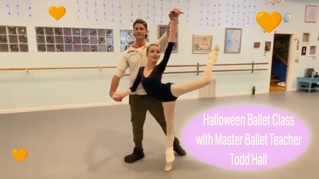 Halloween Ballet Class with Master Ballet Teacher Todd Hall - YouTube
