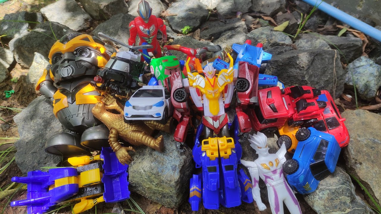 Seru..Menemukan Tumpukan Mainan Robot Mobil Tritan Galaxy Derek ...