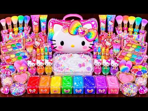 RAINBOW SLIME 🌈✨ Makeup Mixing! Satisfying Slime ASMR | Tana Slime Asmr