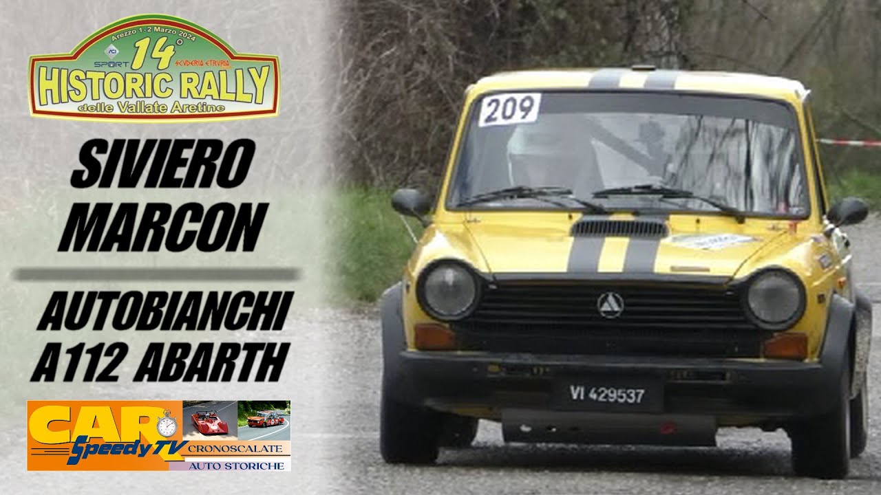 Historic Rally Vallate Aretine 2024 ||Alberto Siviero-Andrea Marcon ...
