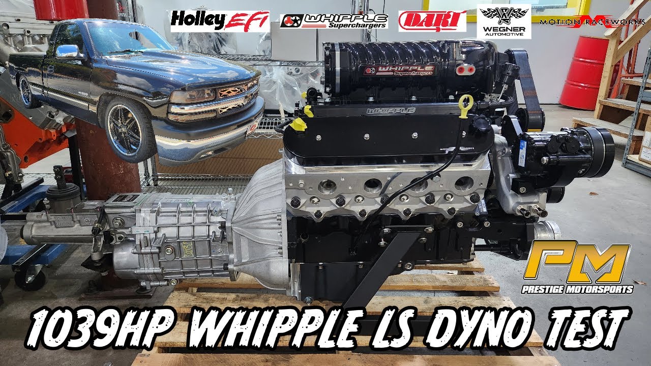 1039HP Pump Gas Whipple Supercharged LS Dyno Test for Roger's '99 ...