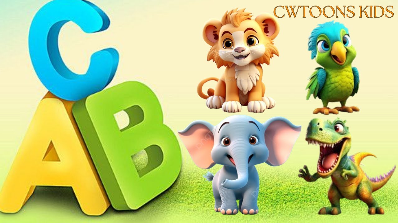Learn ABC Alphabet with Animals for Kids/ABC Song Animals/ABC Song ...