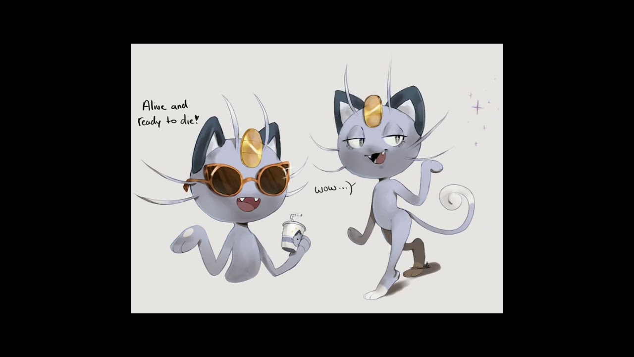 Meowth tribute ft.alolan Meowth,galarian meowth - YouTube