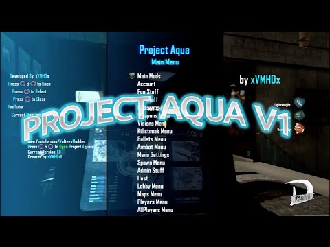 [PS3] Project Aqua V1 Black Ops 2 GSC Mod Menu [1.19] - YouTube