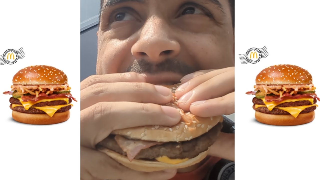 Dégustation nouveau burger mcdo maple bbq quarter pounder - YouTube