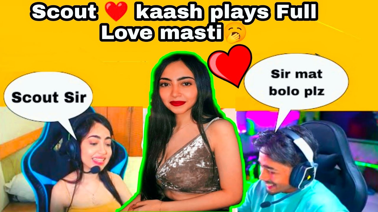 Kaash plays and Scout Funny Masti 😂 | Scout and Kaash Blushing ️ Scout, kaash - YouTube