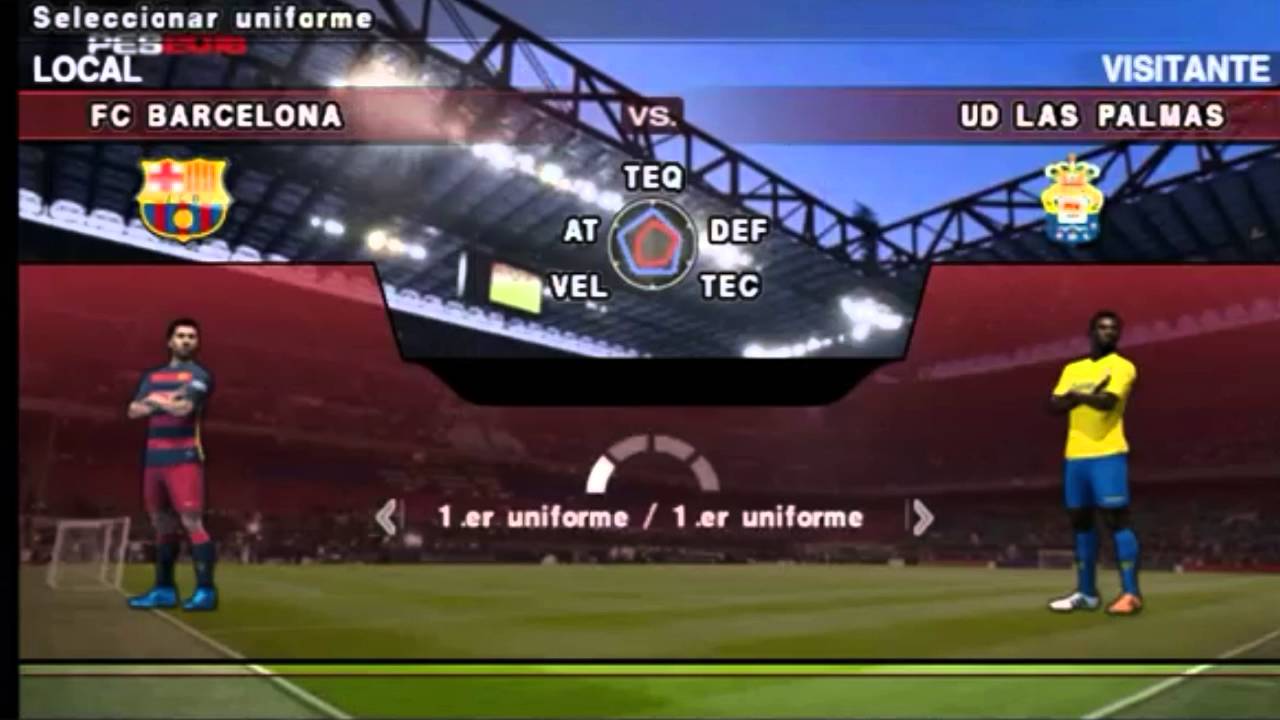 PES 2016 PSP BY THIAGO - YouTube