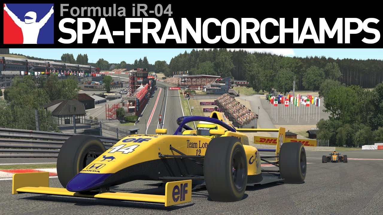 Finally trying that new car! // Formula iR-04 @ Spa // iRacing - YouTube