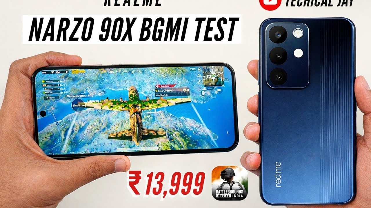 Realme Narzo 90x Bgmi Test - Best Phone Under ₹15,000? 🤔 - YouTube