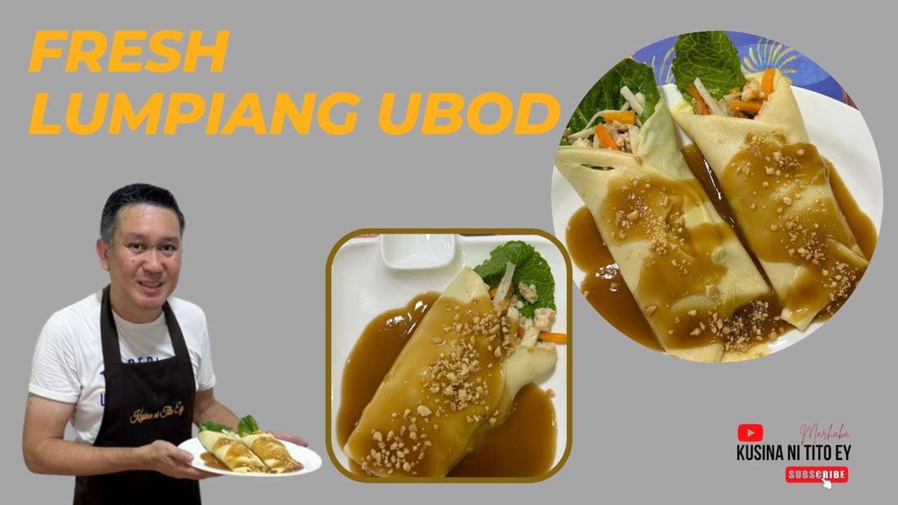 Delicious Homemade Fresh Lumpiang Ubod - YouTube