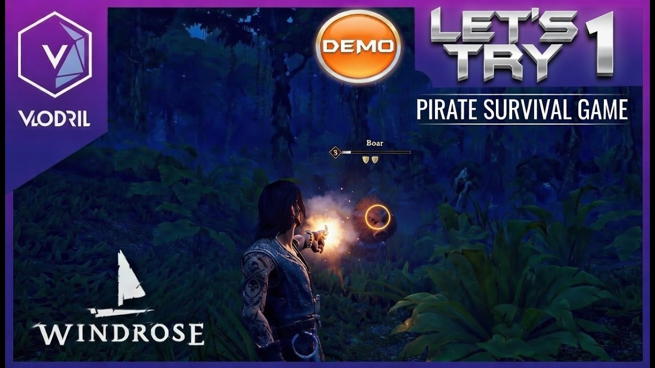 Windrose Demo First Look – Let's Try Ep 1: Pirate Survival Demo: Guns ...