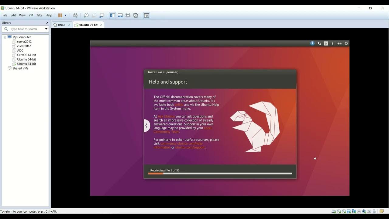 How to Install Ubuntu on VMware Step-by-Step for Students - YouTube