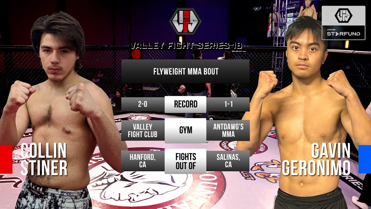 VFS 18: PRO/AM MMA - Collin Stiner vs Gavin Geronimo Table Mountain ...