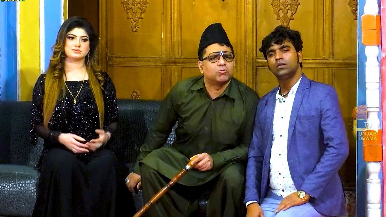 Qaiser Piya and Silk Choudhary With Umar Bhutta New Stage Drama Welcome ...