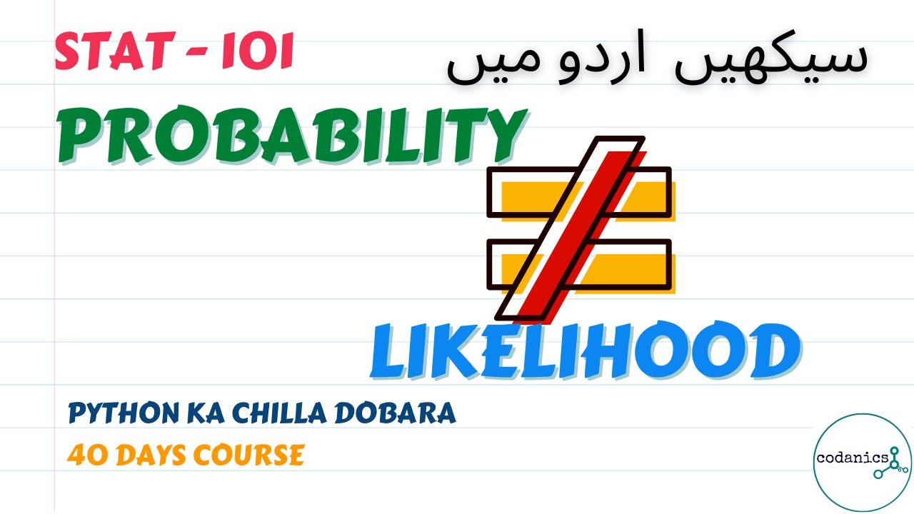 Probability is not Likelihood Find out why!!! | stat-101 - YouTube