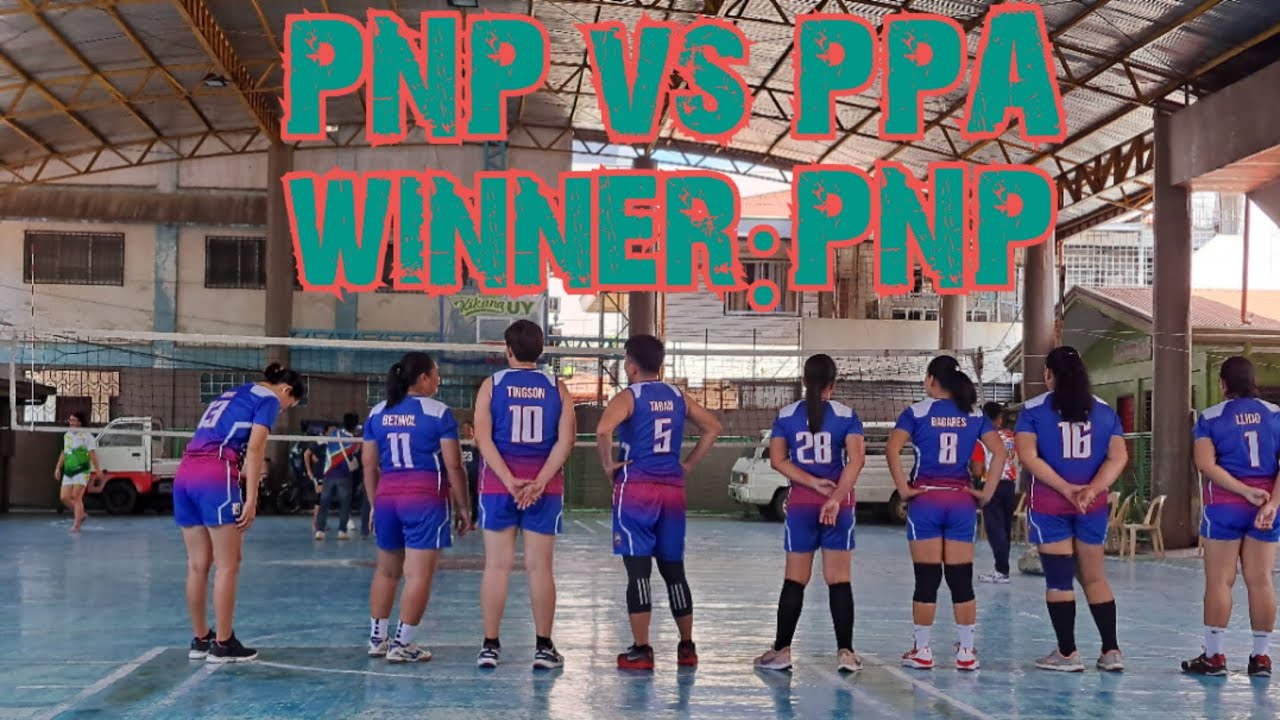 VOLLEYBALL INTER AGENCY/PNP vs PPA (Open Category)/winner:PNP - YouTube