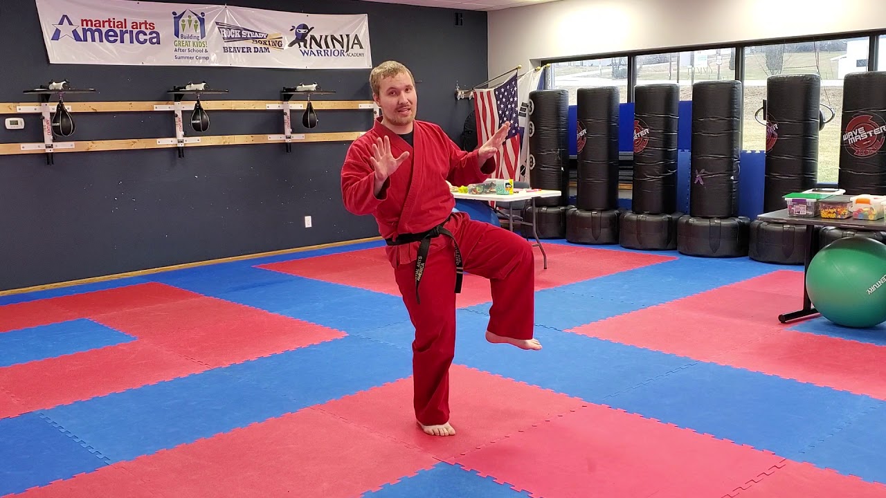 Front kick drills week one! - YouTube