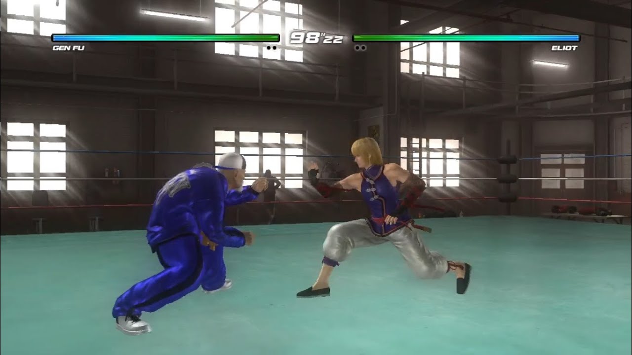 Gen fu VS Eliot (Hardest AI) - DOA5 dead or alive v - YouTube
