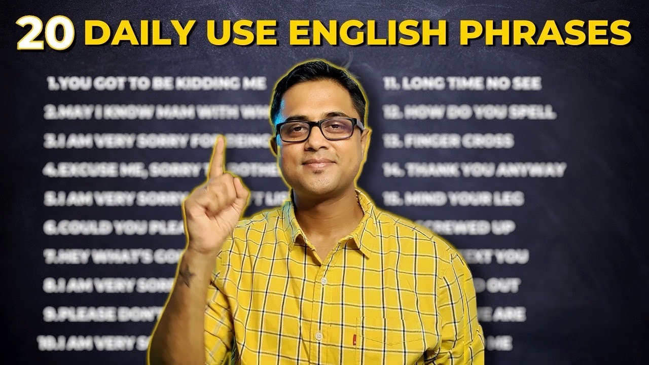 20 SUPER USEFUL Daily Use English Phrases - YouTube