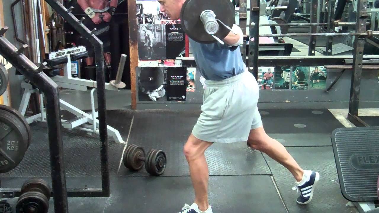 combination squat and split squat - YouTube