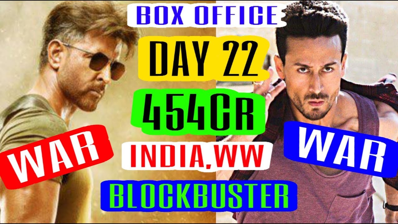 War Movie Box Office Collection Day 22 | India,W.W |Hrithik,Tiger ...