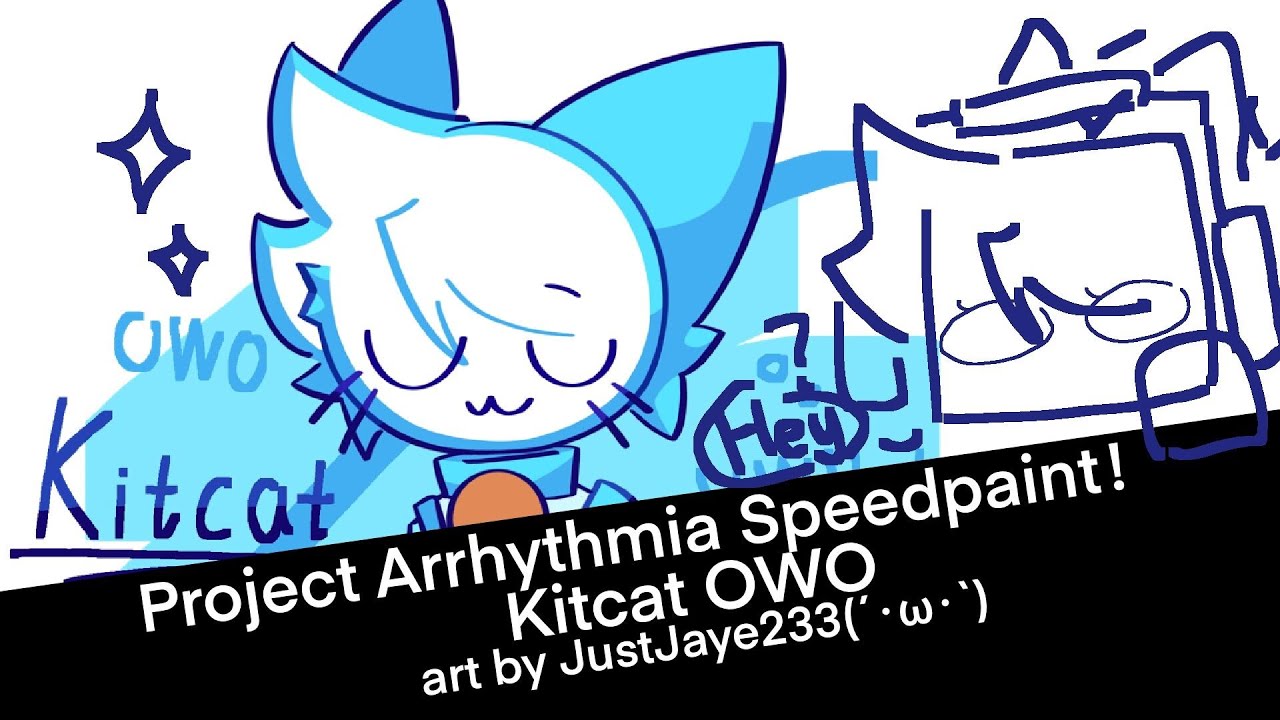 【Project Arrhythmia Speedpaint？】Kitcat! OWO - YouTube