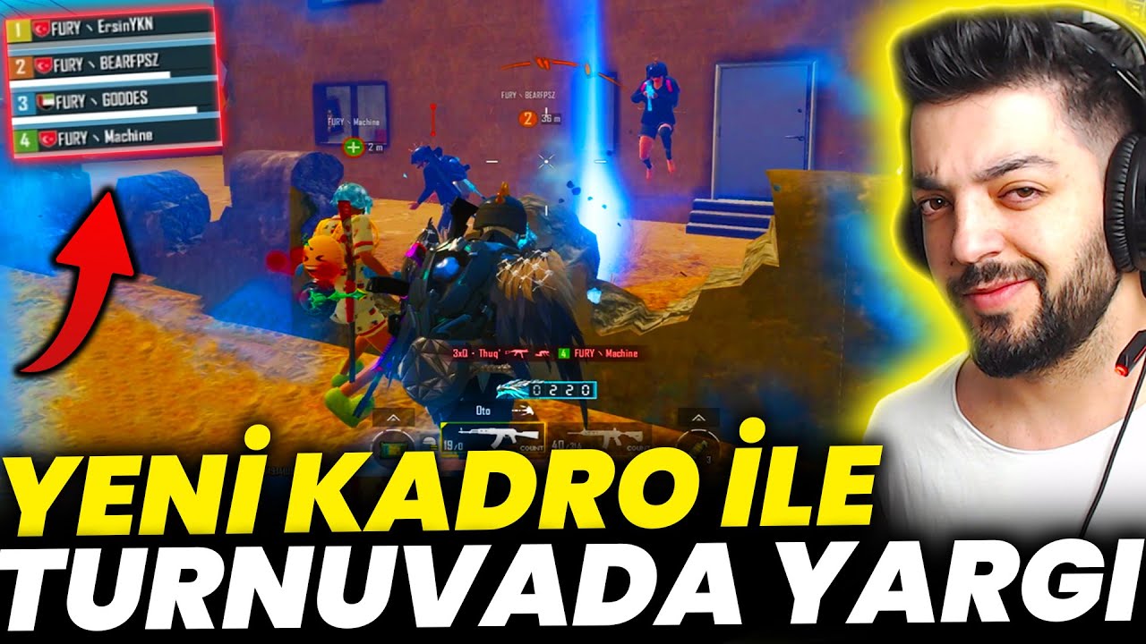 YENİ KADRO İLE TURNUVADA YARGI DAĞITTIK !! PUBG Mobile - YouTube