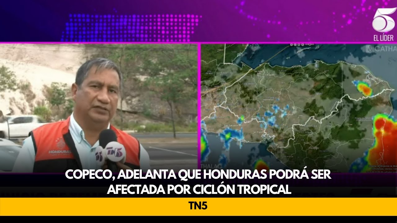 Copeco, adelanta que Honduras podrá ser afectada por ciclón tropical ...
