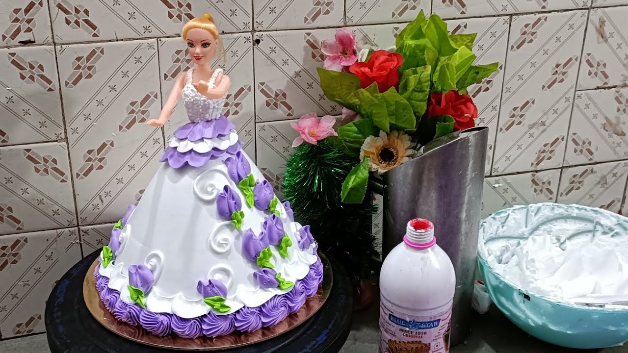 😍Barbie cake unique design 👍#cake - YouTube