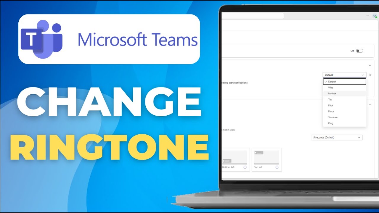 How to Change Your Ringtone in Microsoft Teams - YouTube
