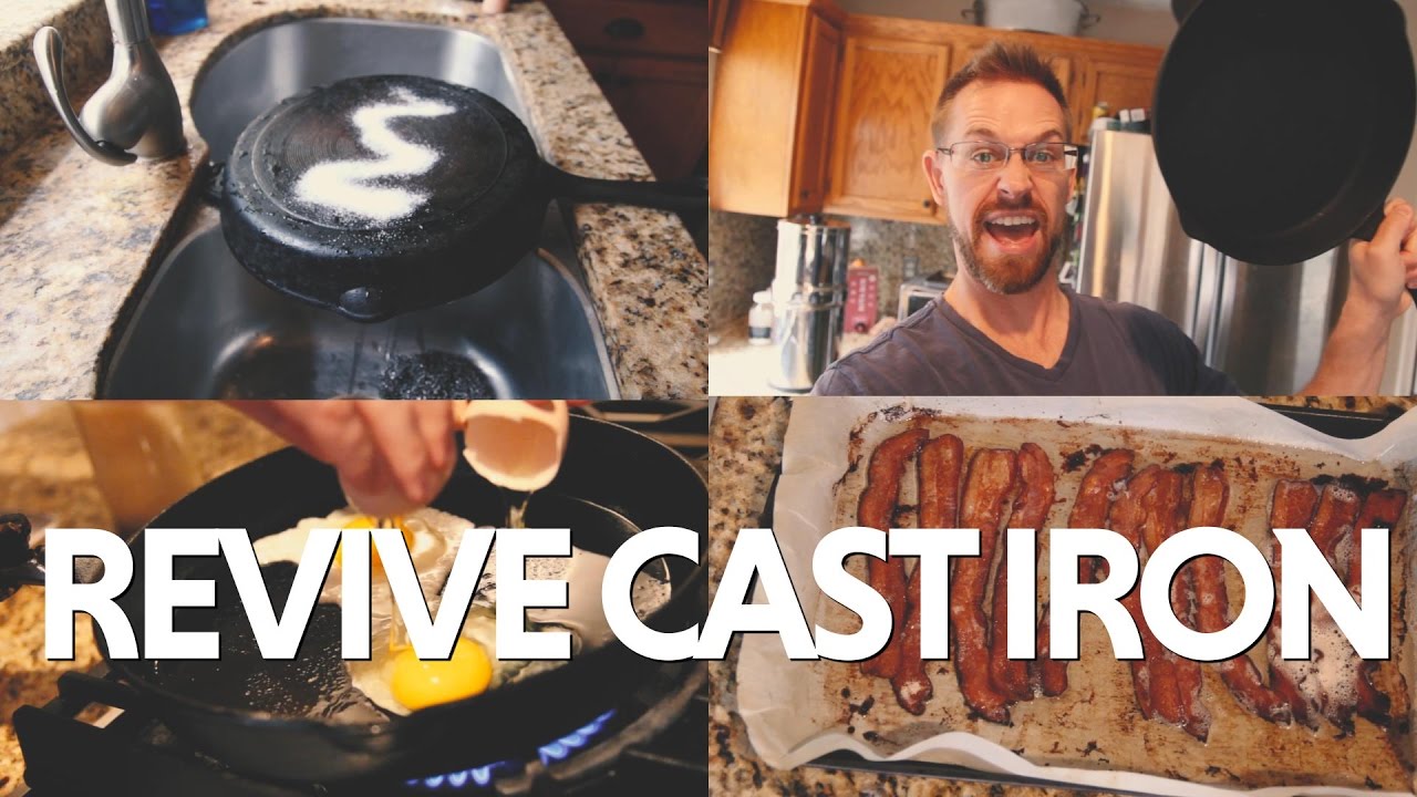 How to Restore and Revive Cast Iron - YouTube