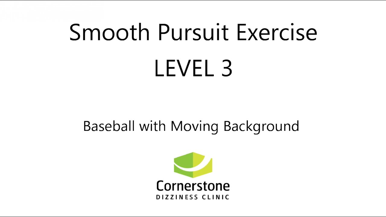 Vestibular & Concussion Exercise – Smooth Pursuit Level 03 - YouTube