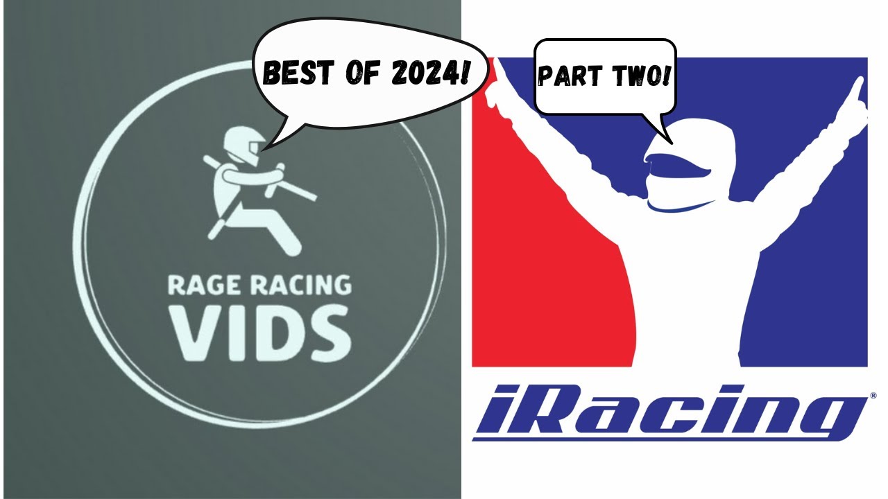 RAGE RACING VIDS BEST OF 2024 PART 2: EPIC NASCAR IRACING FAILS ...