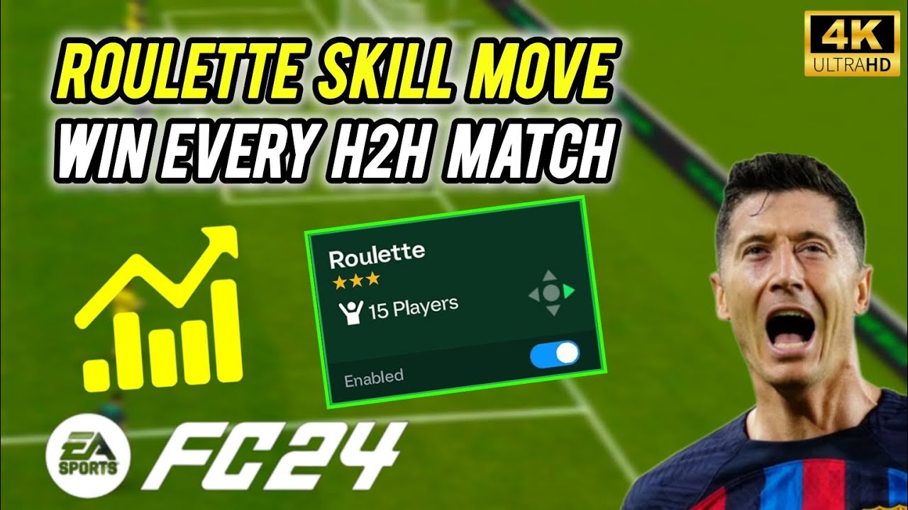 How To Use Roulette Skill Move In FC MOBILE 24 🔥 - YouTube