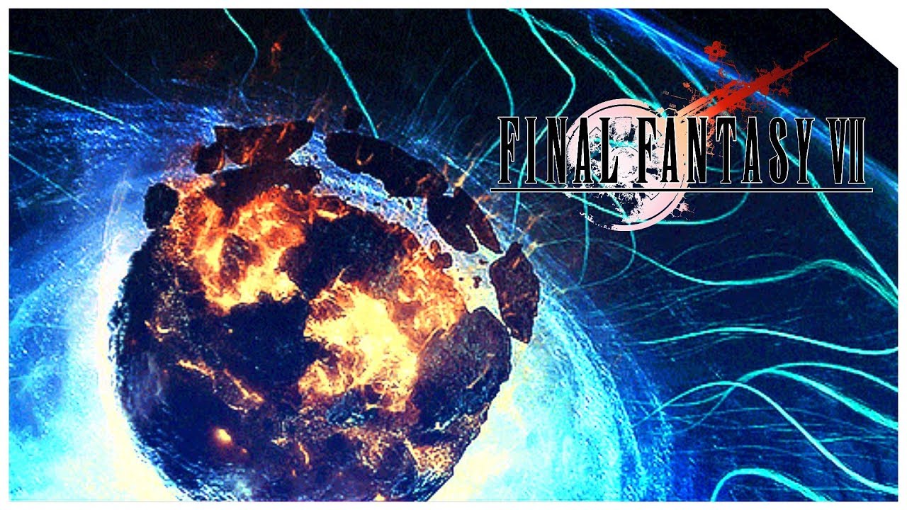 Final Fantasy VII Meteor Fall and Ending - YouTube