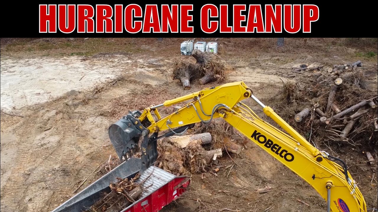 Hurricane Clean Up with Rotochopper! - YouTube