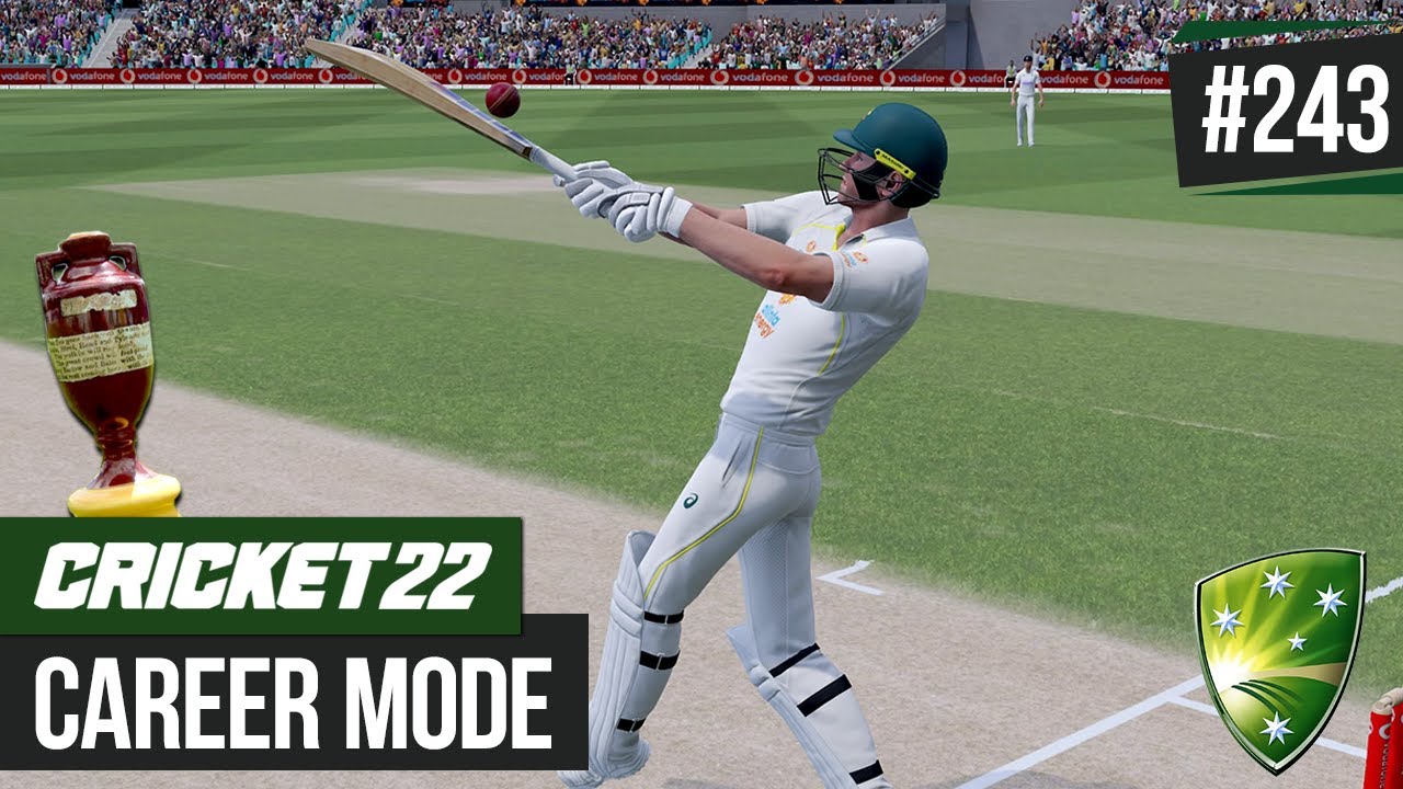 CRICKET 22 | CAREER MODE #243 | BATTING FOR THE ASHES!? - YouTube