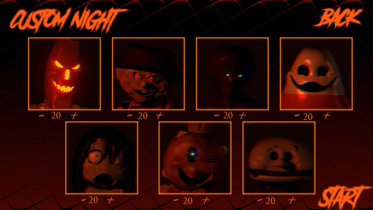 Five Nights with Mac Tonight: Halloween Special - I beat 7/20 Mode ...