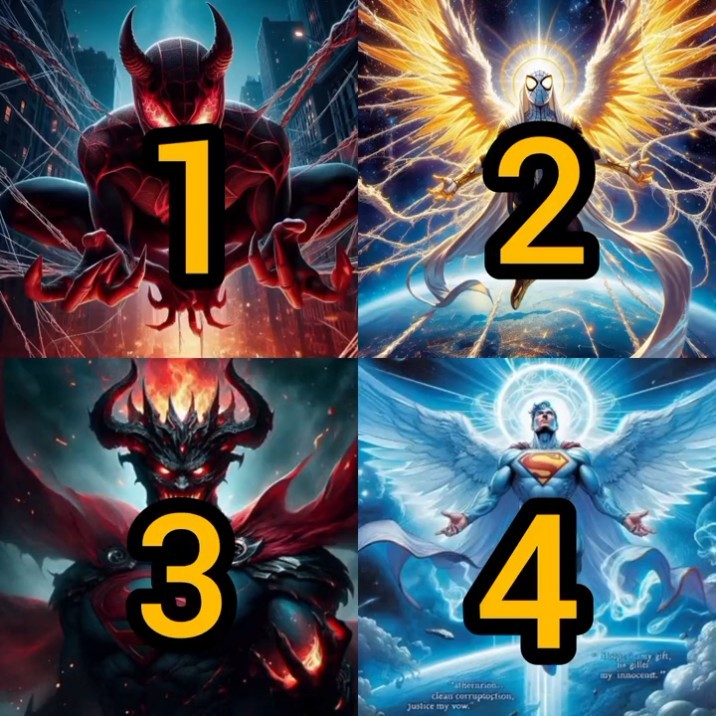 🔥 "Spiderman & Superman: Angel vs Satan Transformation! ⚡😈 | #shorts # ...