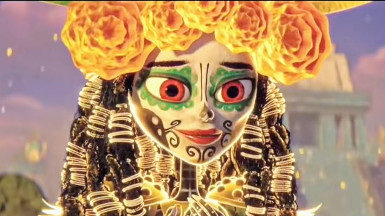 Goddes Of Death (Lady Micte) | All Scenes Powers | Maya and The Three ...