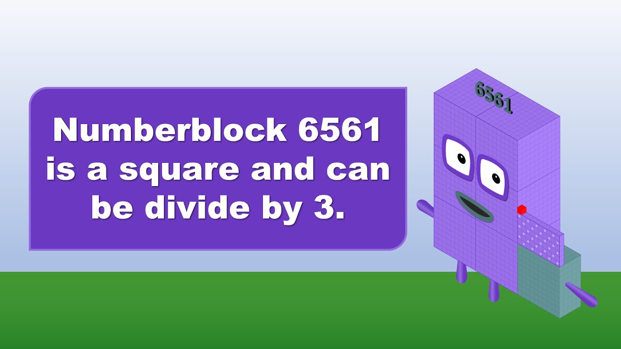 Fan-made Numberblock 6561 has an awesome features! - YouTube