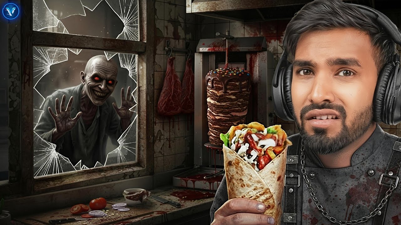 Scary😱MY FIRST NIGHT AT THE SHAWARMA SHOP.... - YouTube