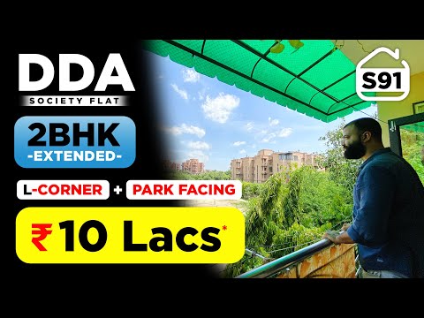 Cheapest 2 BHK Extended DDA Flat for Sale in Delhi - L Corner DDA Flat ...